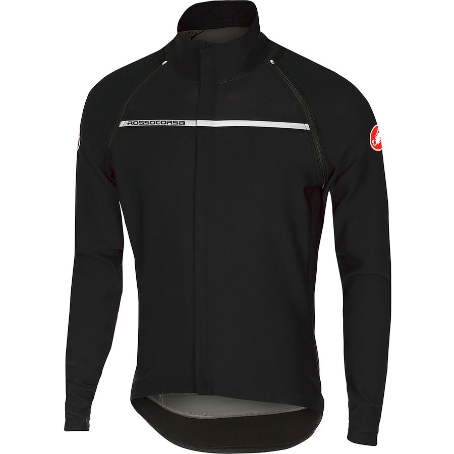 CASTELLI PERFETTO CONVERT JACKET BLACK UOMO - Cicli Gotti