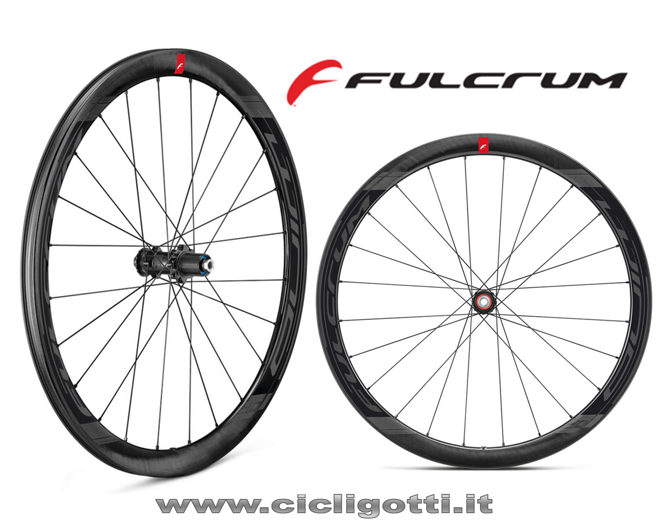 FULCRUM WIND 40C CARBON COPPIA RUOTE RIM - Cicli Gotti