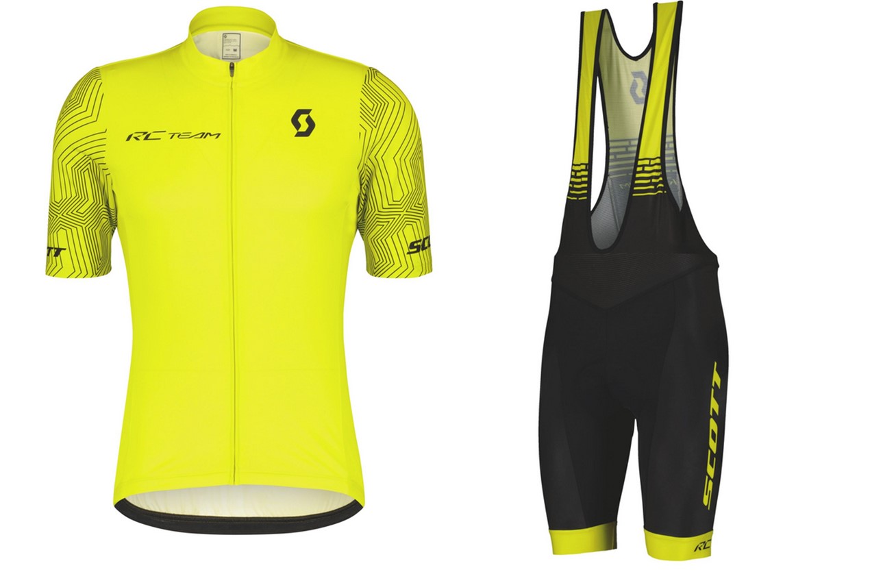 SCOTT COMPLETINO RC TEAM BLACK YELLOW 2022 - Cicli Gotti